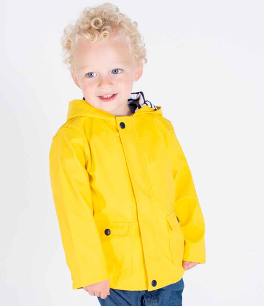 Larkwood Baby/Toddler Rain Jacket | Name Droppers - Printing and ...