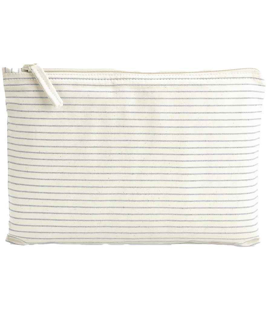 Westford Mill Striped Organic Cotton Accessory Pouch | Name Droppers ...